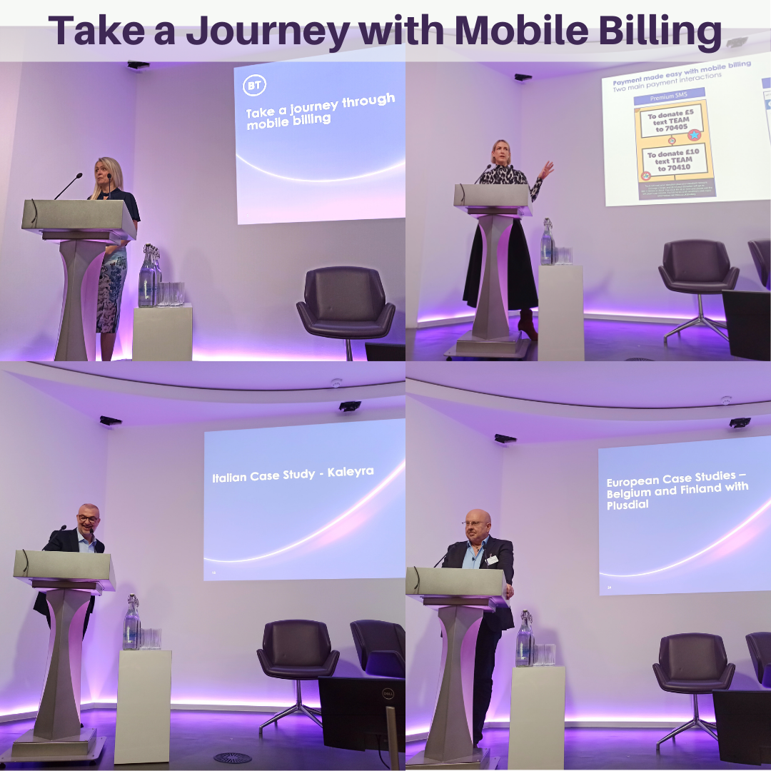 Take a Journey with Mobile Billing - EE BT event, supported by aimm - aimm